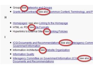 Make Your Site Searches, Indexes, and Site Maps Accessible