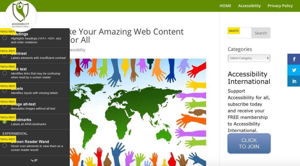 How to Make Your Amazing Web Content Accessible Using DIVI